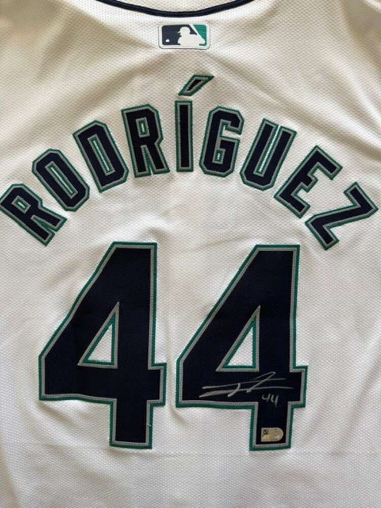 Julio Rodriguez Autographed Mariners Authentic Jersey | MLB Auctions