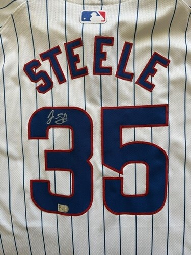 Justin Steele Autographed Cubs Authentic Jersey | MLB Auctions