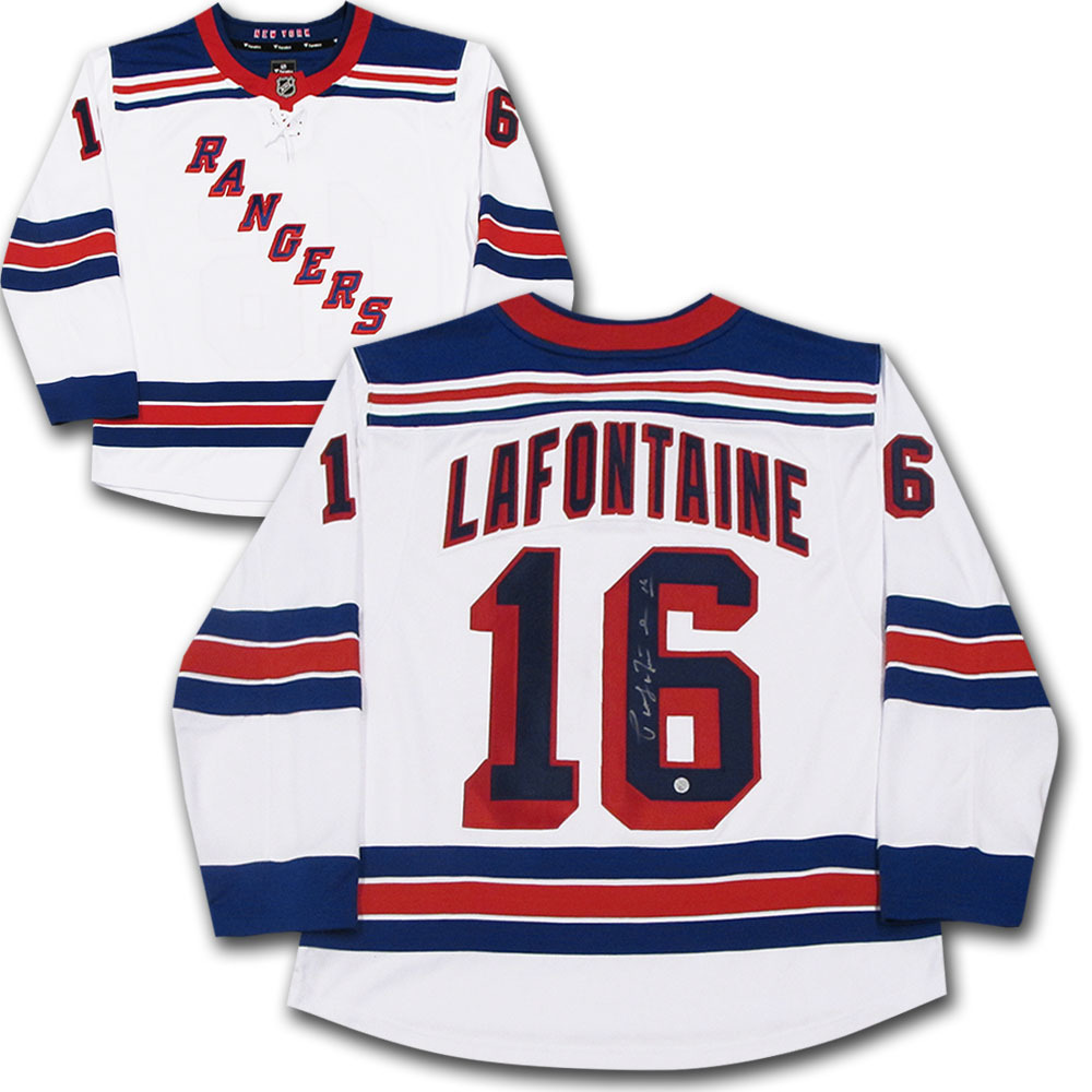 Pat Lafontaine Autographed New York Rangers Jersey - NHL Auctions