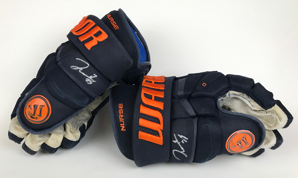 Darnell Nurse #25 - Autographed 2020-21 Edmonton Oilers Game-Worn ...