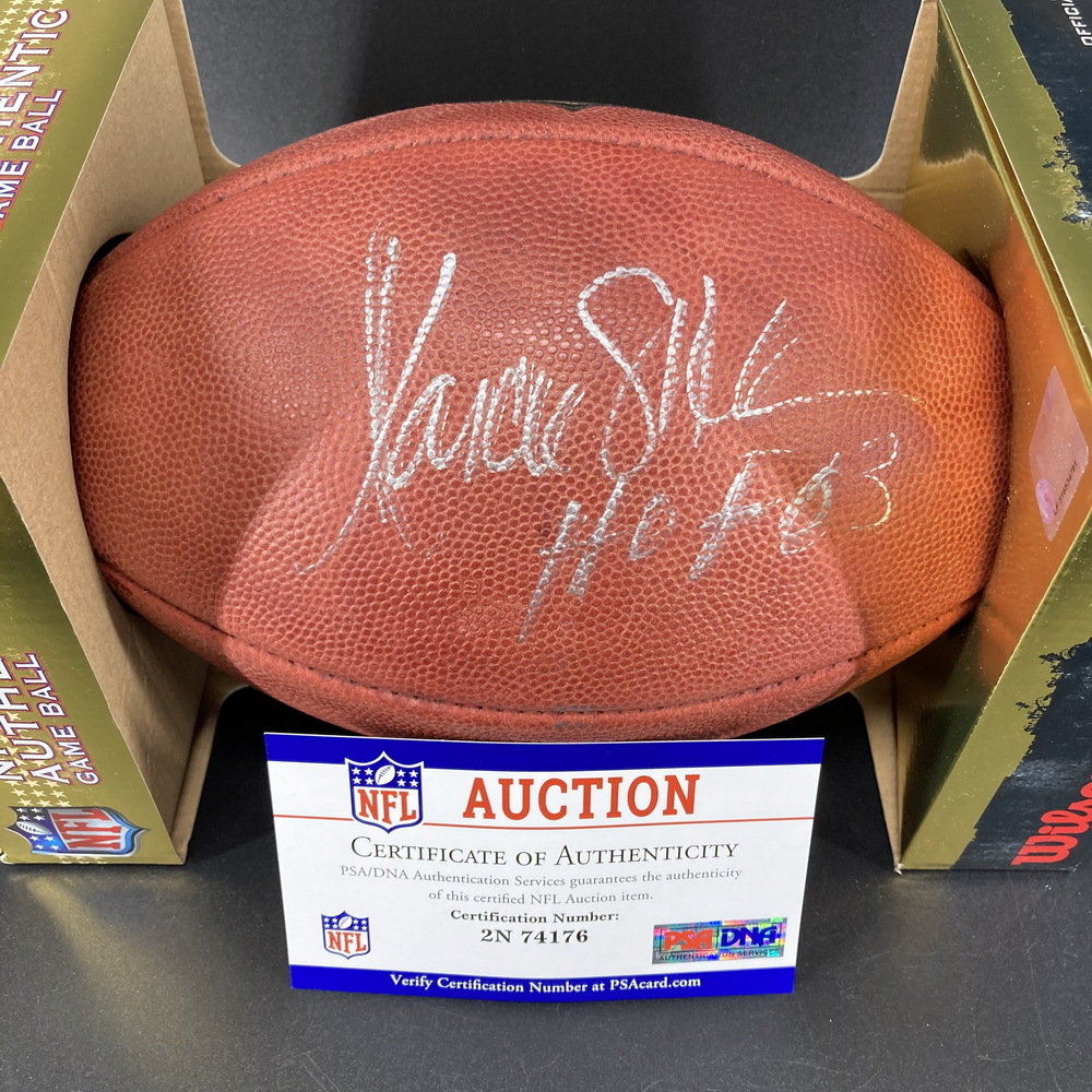Legends - Raiders Marcus Allen Signed Authentic Football | The official ...