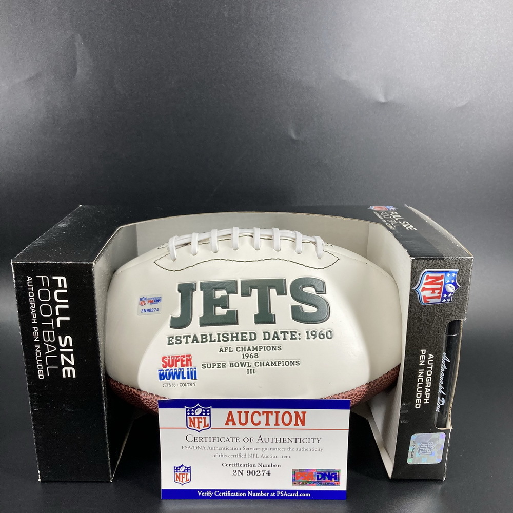 Jets - Ryan Fitzpatrick Signed Panel Ball with Jets Logo | The official ...