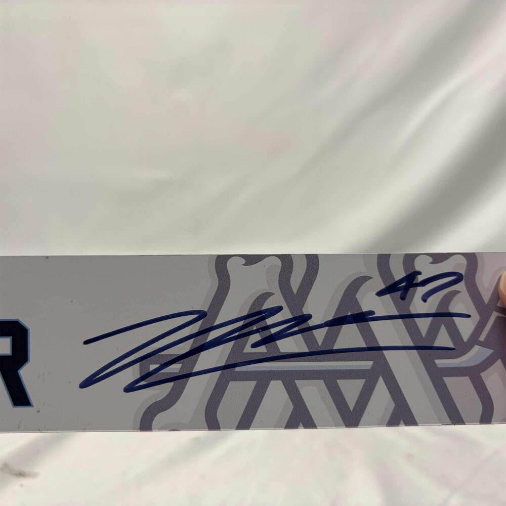 AHL Authentic - 2024-25 Milwaukee Admirals Locker Room Nameplate Signed ...