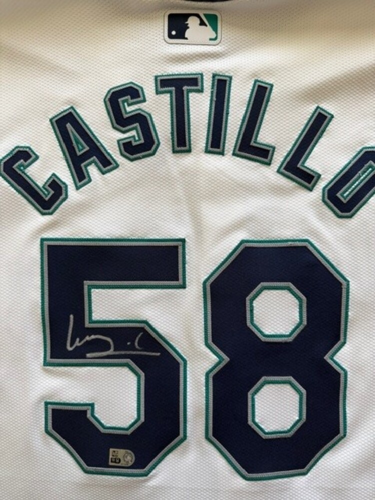 Luis Castillo Autographed Mariners Authentic Jersey | MLB Auctions