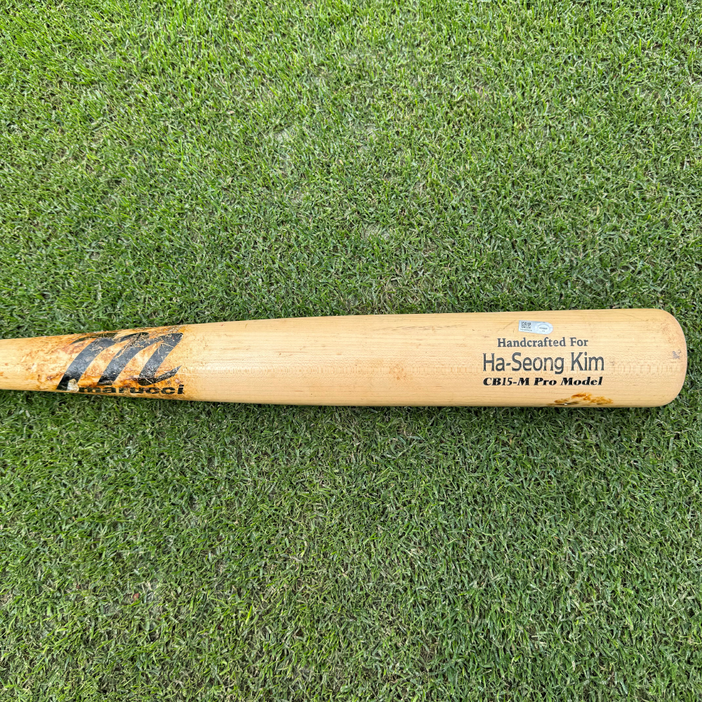 Ha-Seong Kim 2022 Postseason Game-Used Broken Bat; MLB Authenticated ...