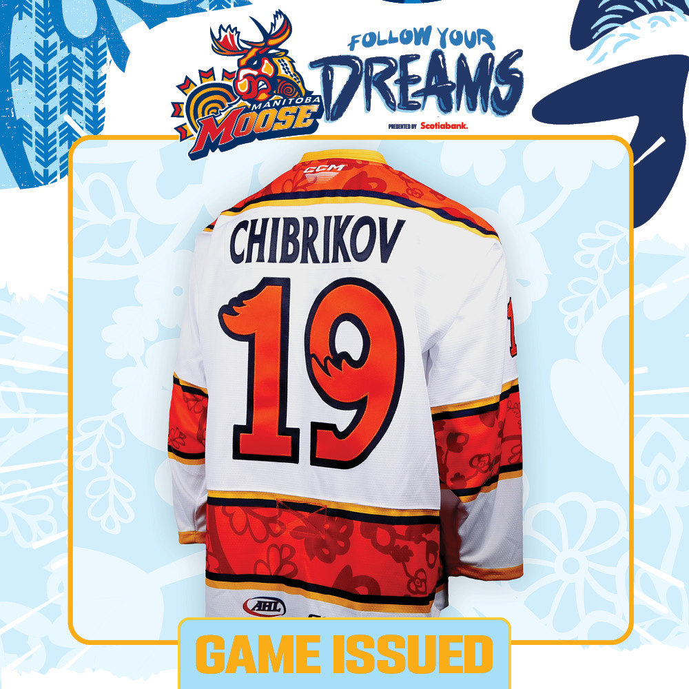 NIKITA CHIBRIKOV Game Issued Follow Your Dreams Jersey - NHL Auctions