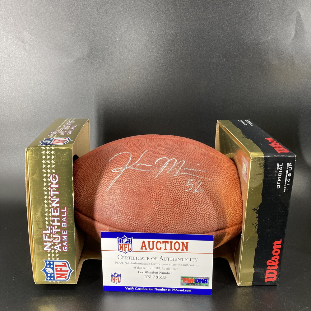 Legends - Raiders Kirk Morrison Signed Authentic Football | The ...