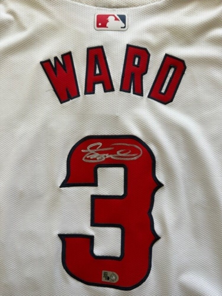 Taylor Ward Autographed Angels Authentic Jersey | MLB Auctions