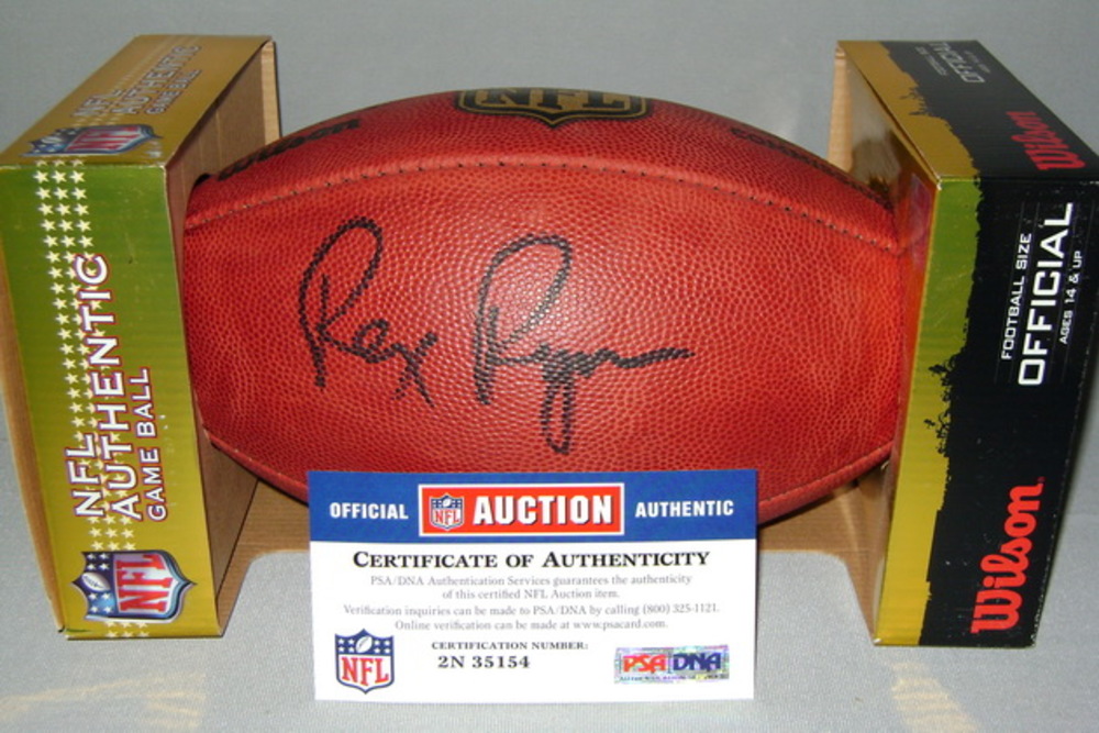 BILLS - REX RYAN SIGNED AUTHENTIC FOOTBALL | The official auction site ...