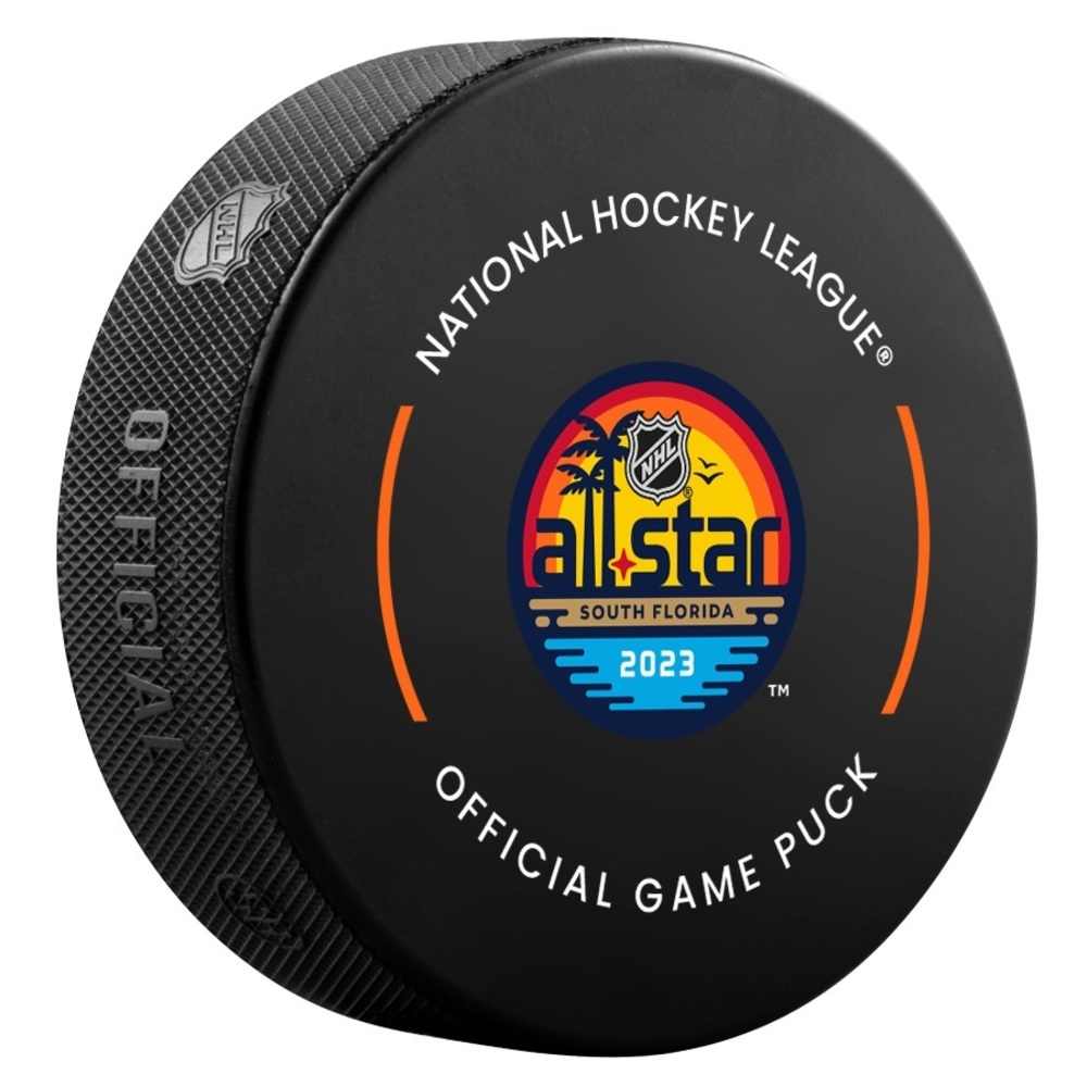 Nathan MacKinnon Central Division Game-Used Goal Puck from February 4 ...