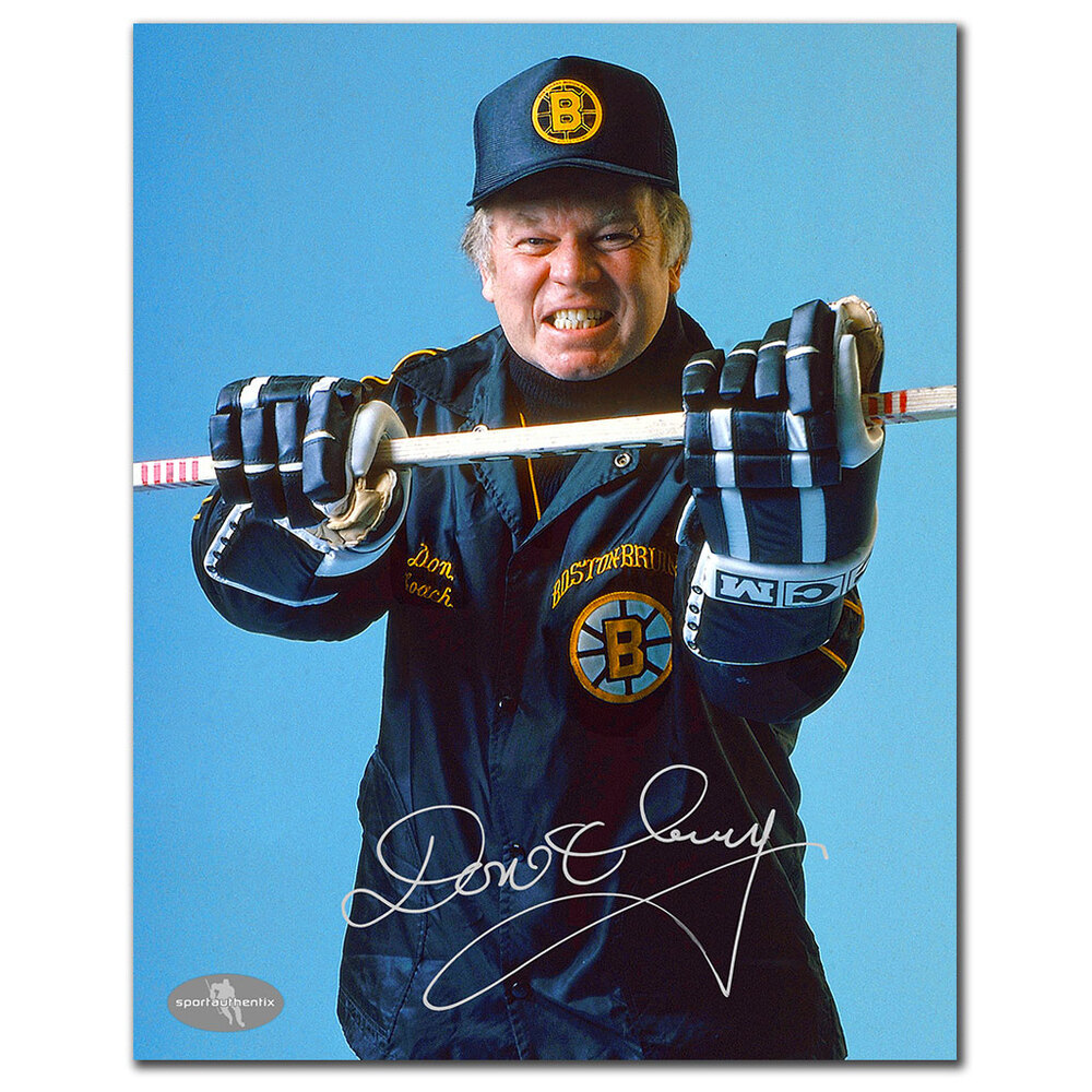 Don Cherry Boston Bruins COACH Autographed 8x10 - NHL Auctions