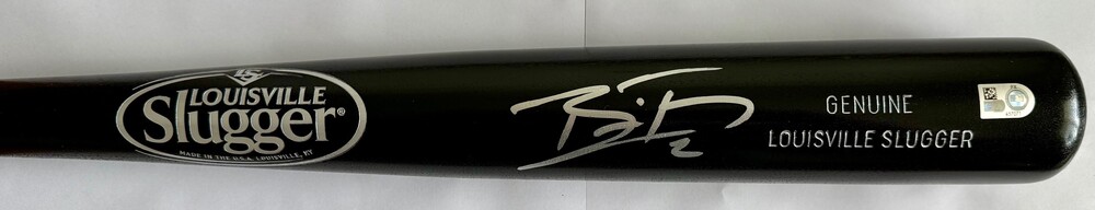Brice Turang Autographed Louisville Slugger Bat | MLB Auctions