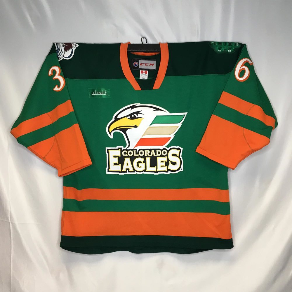 AHL Authentic - 2019-20 Colorado Eagles Pot of Gold Jersey Issued to ...