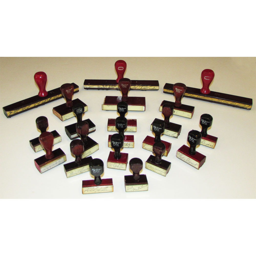 VERY RARE - Toronto Maple Leafs Autograph Stamps Used By Trainer Guy ...