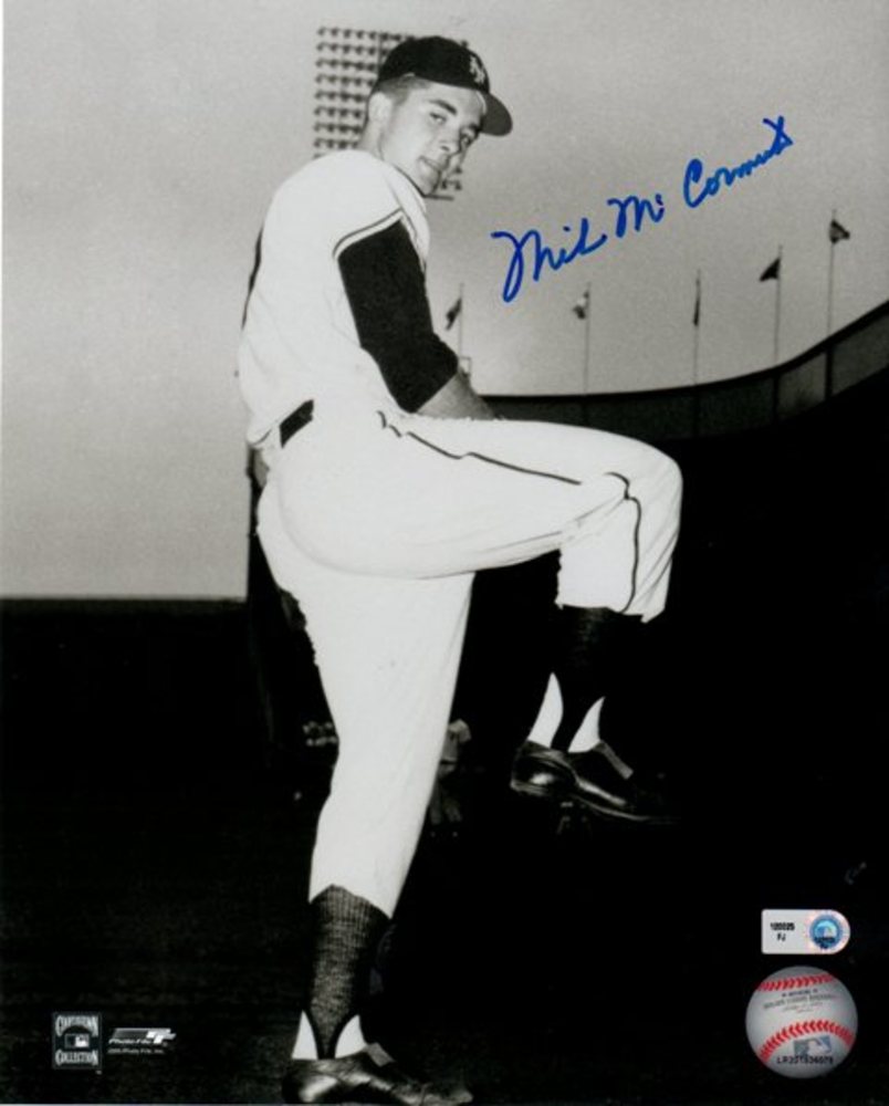Mike McCormick in Wind-up Autographed 8x10 | MLB Auctions