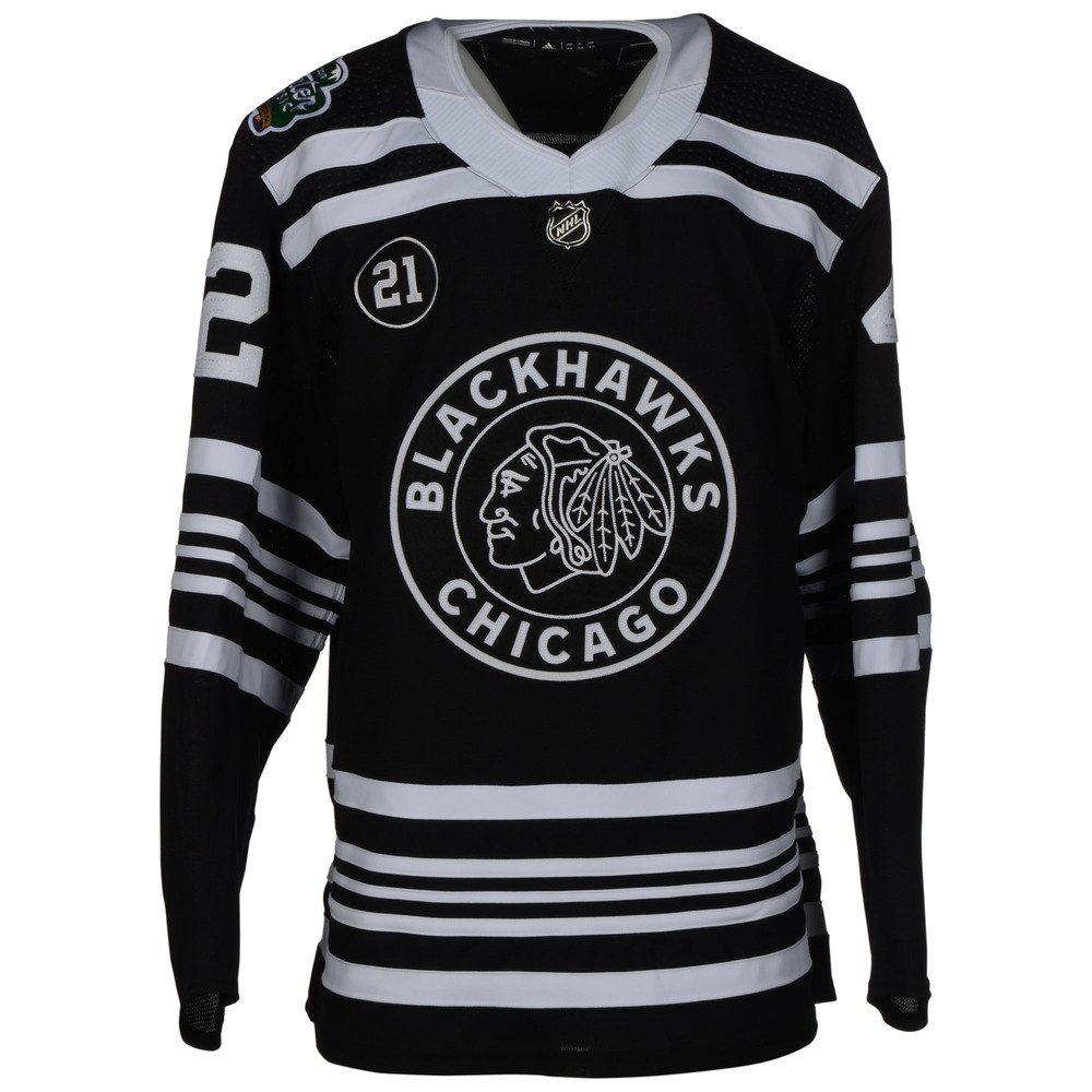 Gustav Forsling Chicago Blackhawks Game-Worn 2019 NHL Winter Classic ...