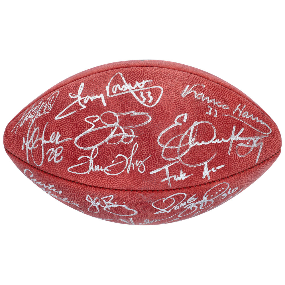 NFL Running Back Legends Autographed Wilson Duke Pro Football with 14 ...