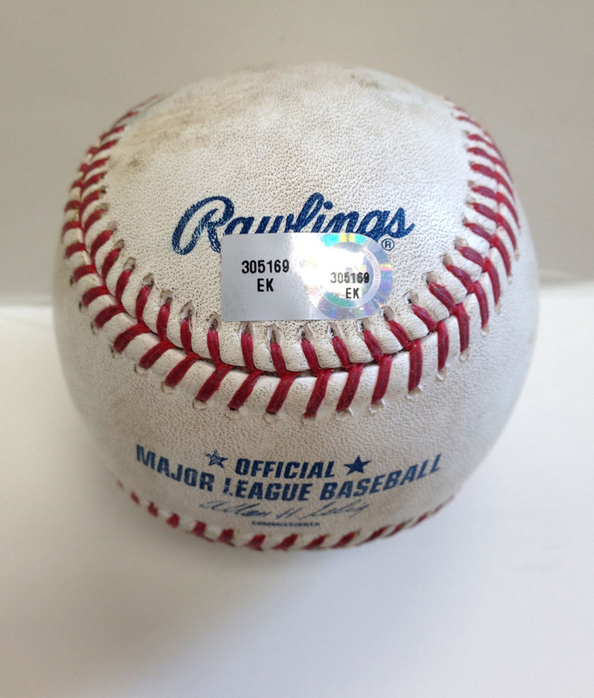 Orioles Authentics: Adam Jones - 2013 Game-Used Baseball, RBI Double ...