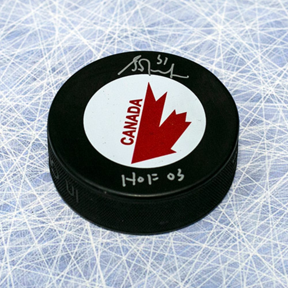 Grant Fuhr Team Canada Autographed Canada Cup Hockey Puck *Edmonton ...