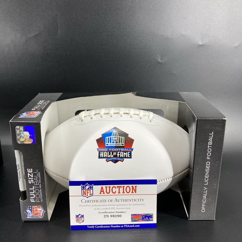 HOF - Bears Mike Singletary Signed Panel Ball with HOF Logo | The ...