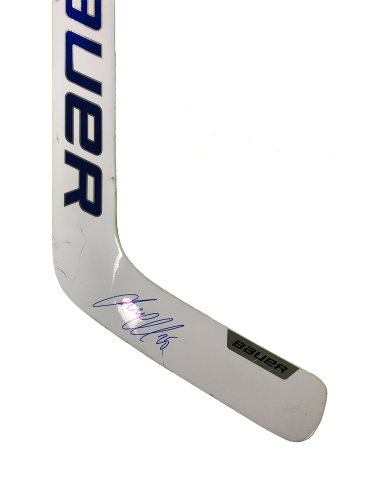 #25 Jacob Markstrom Game Used Stick - Autographed - Vancouver Canucks ...