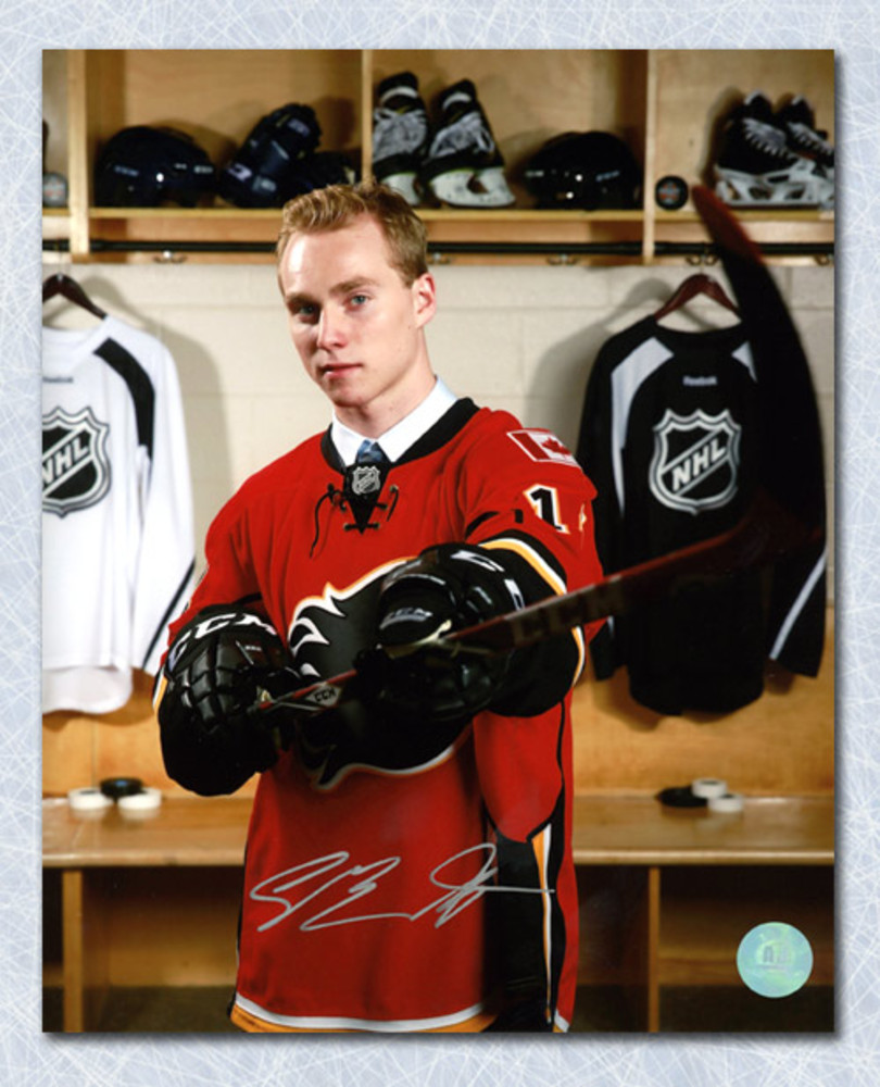 SAM BENNETT Calgary Flames SIGNED 2014 Draft Day 8x10 Photo *Calgary ...
