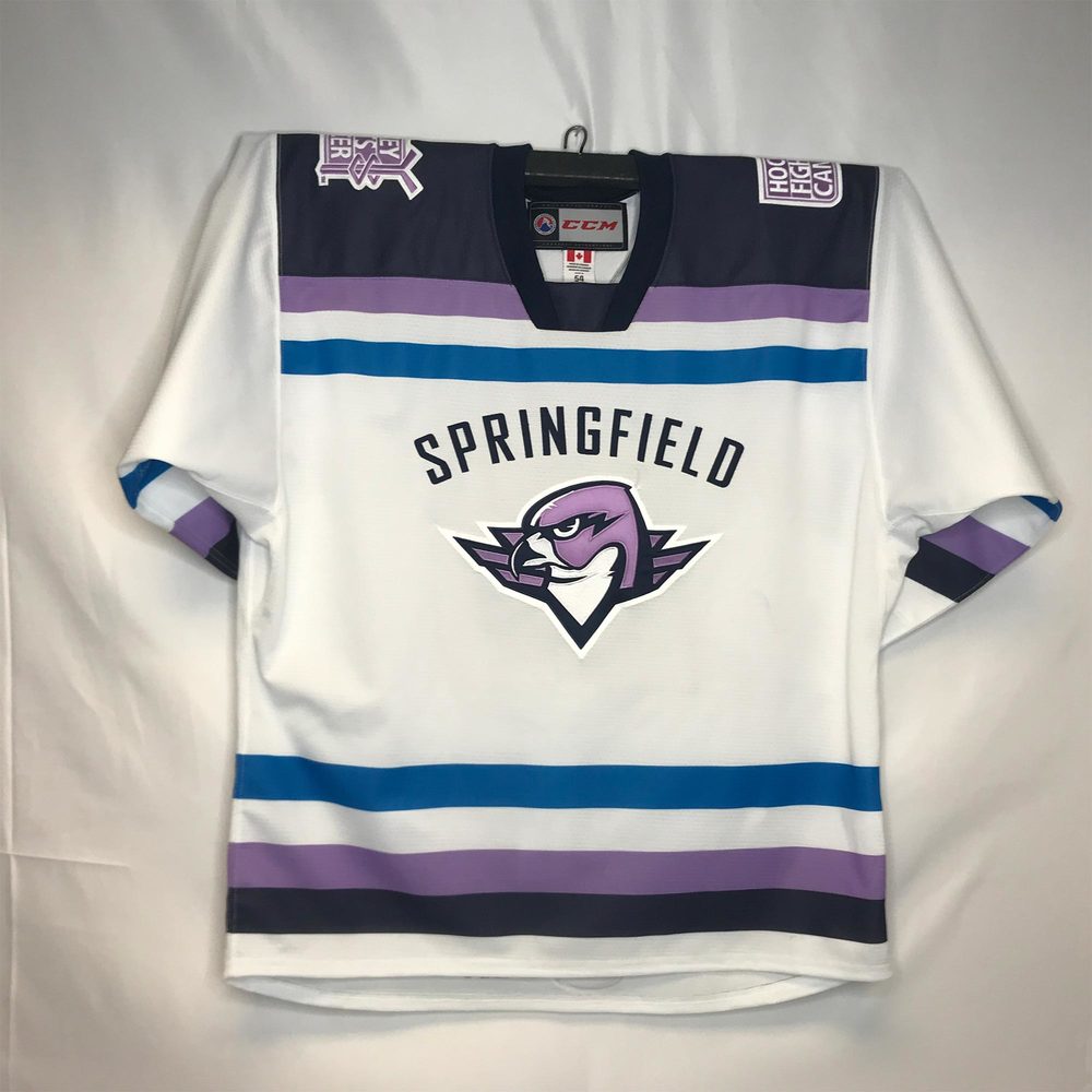 AHL Authentic - Springfield Thunderbirds Hockey Fights Cancer™ Jersey ...