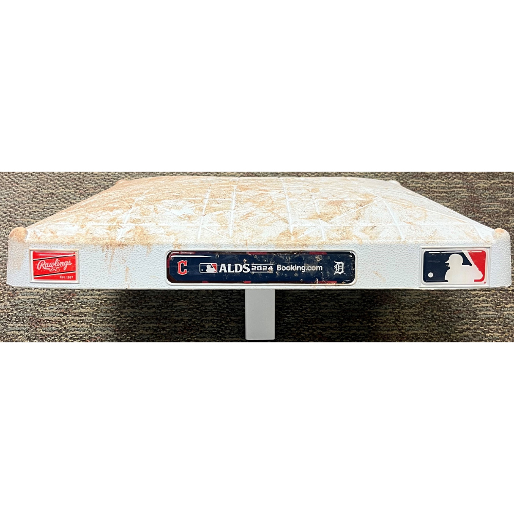 Detroit Tigers 2024 Postseason Game-Used 1st Base with ALDS Base Jewels ...