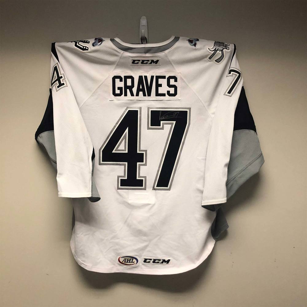 AHL Authentic - San Antonio Rampage Jersey Worn and Signed by #47 Ryan ...