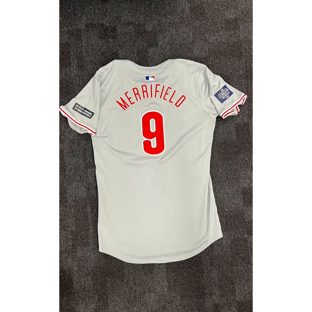 2024 London Series - NYM vs. PHI (6/8/24) - Game-Used Jersey - Whit Merrifield | Philadelphia ...