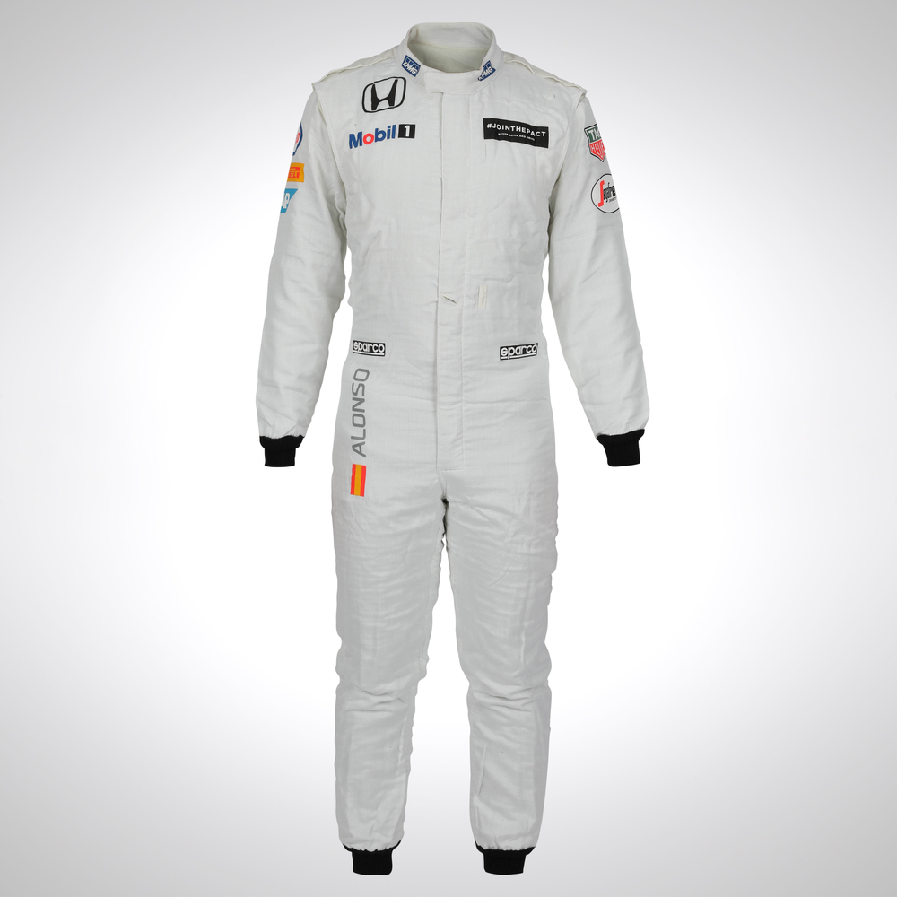 Fernando Alonso Race Worn 2015 McLaren Race Suit - S/N FA-046-15 | F1 ...