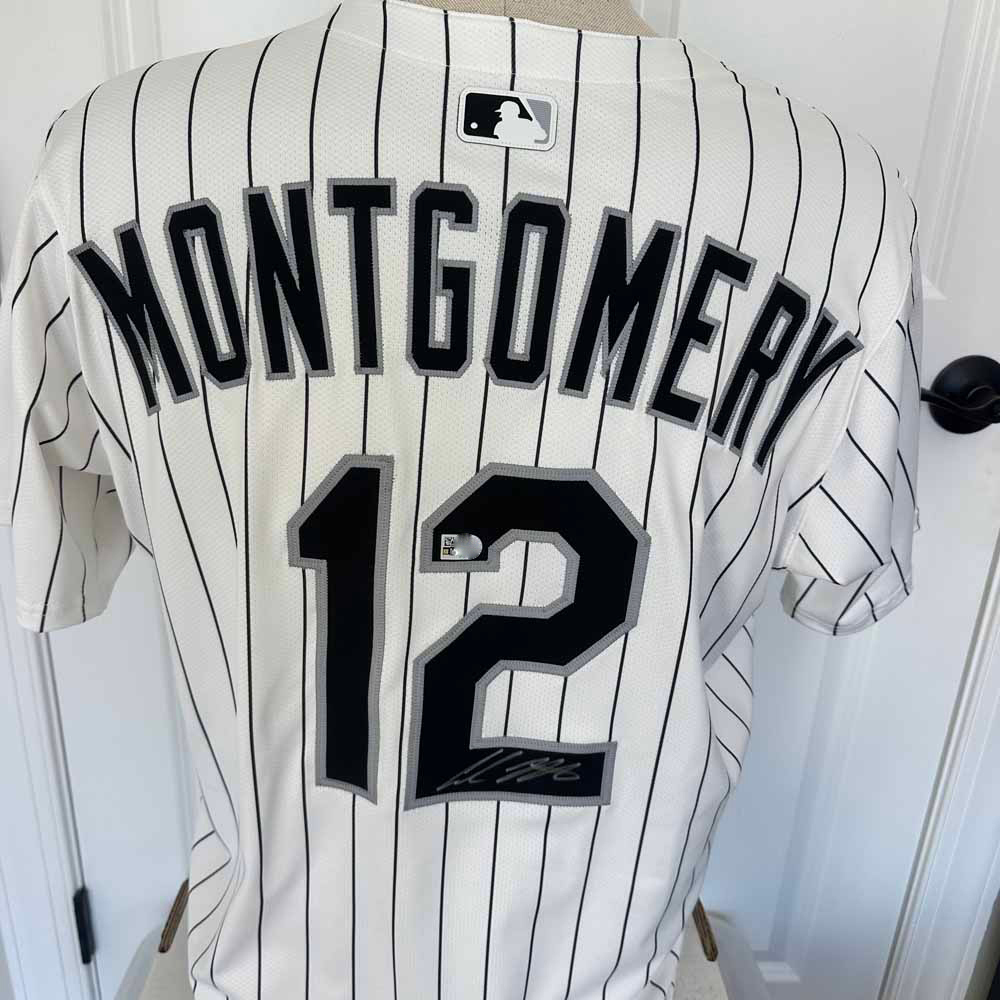UMPS CARE AUCTION: Colson Montgomery Signed Chicago White Sox Jersey ...
