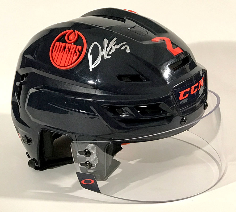 Duncan Keith #2 - Autographed 2021-22 Edmonton Oilers Game-Worn Navy ...