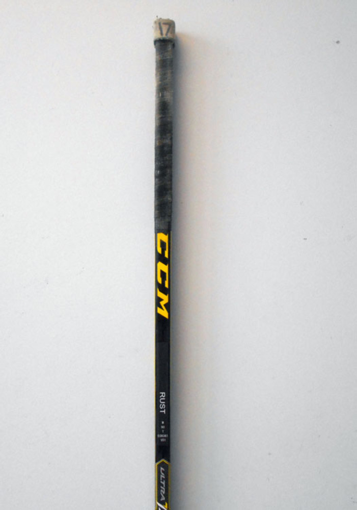 #17 Bryan Rust Game Used Stick - Autographed - Pittsburgh Penguins ...