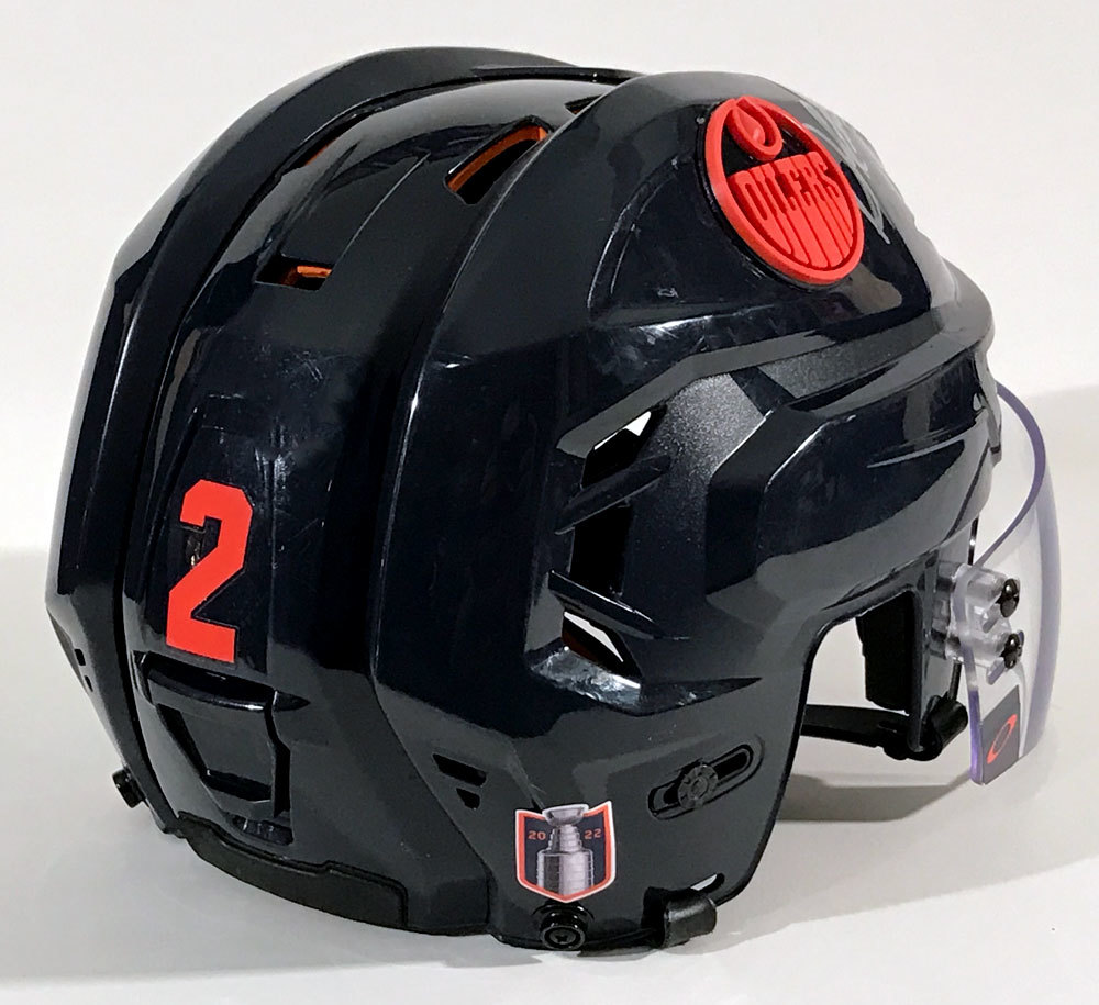 Duncan Keith #2 - Autographed 2021-22 Edmonton Oilers Game-Worn Navy ...