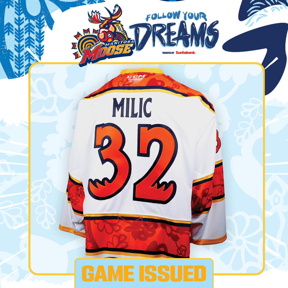 THOMAS MILIC Game Issued Follow Your Dreams Jersey - NHL Auctions