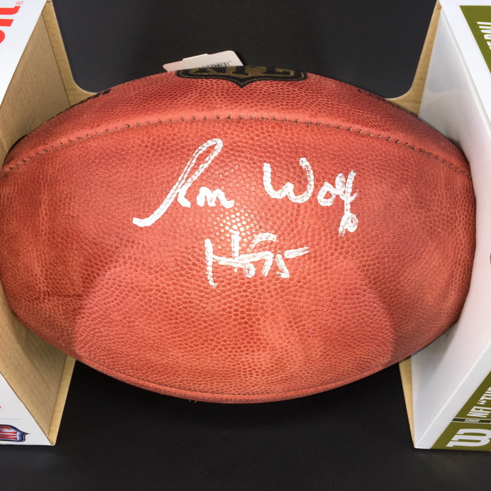HOF - Packers Ron Wolf Signed Authentic Football | The official auction ...