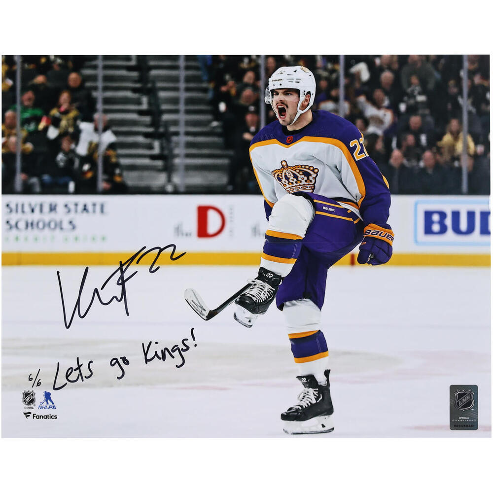 Kevin Fiala Los Angeles Kings Autographed 11" x 14" Reverse Retro ...