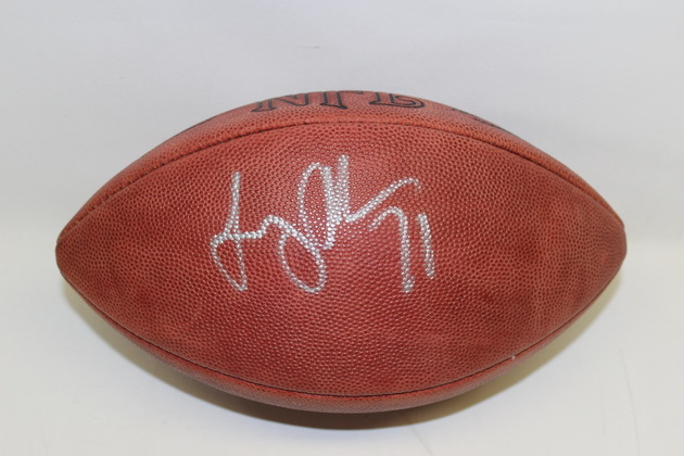 49ERS - LARRY ALLEN SIGNED AUTHENTIC FOOTBALL | The official auction ...