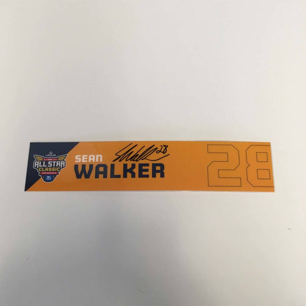 AHL Authentic - 2019 Lexus AHL All-Star Locker Room Nameplate Used and ...