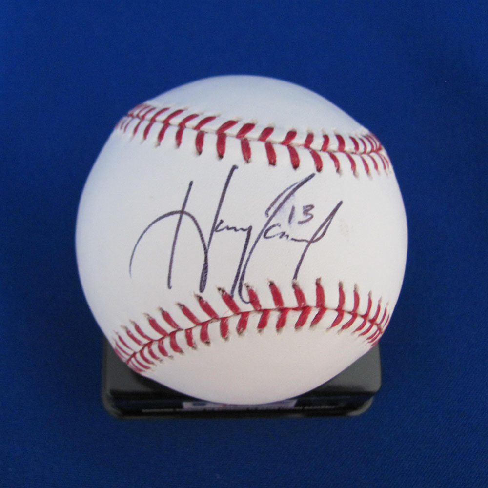UMPS CARE AUCTION: Hanley Ramirez Signed Baseball | MLB Auctions