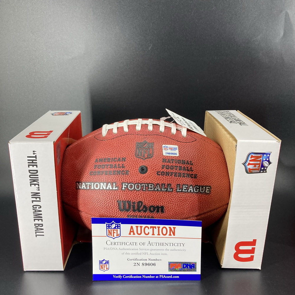NFL- Bills Jim Kelly Signed Authentic Football | The official auction ...