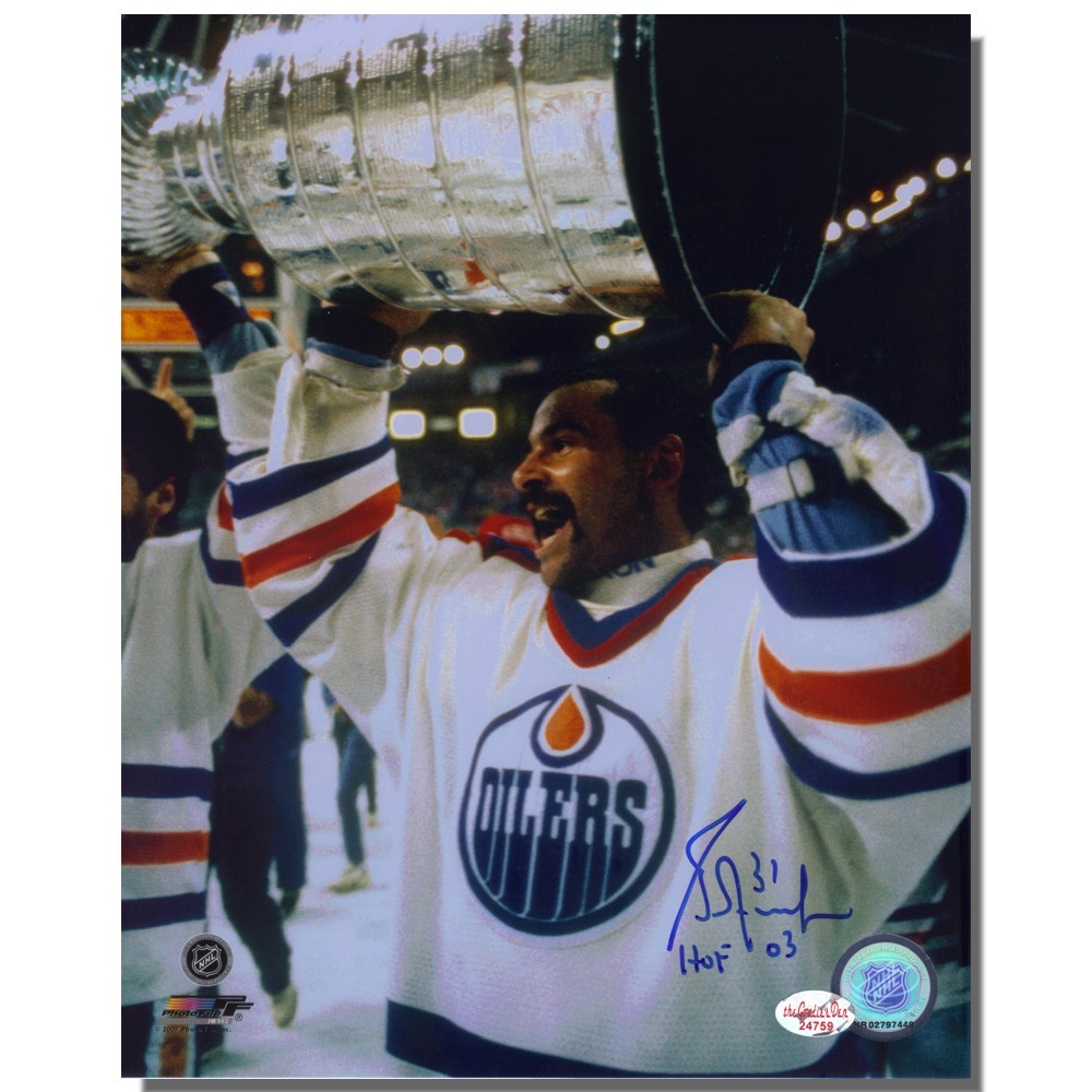 Grant Fuhr Autographed Edmonton Oilers 8x10 Photo - NHL Auctions