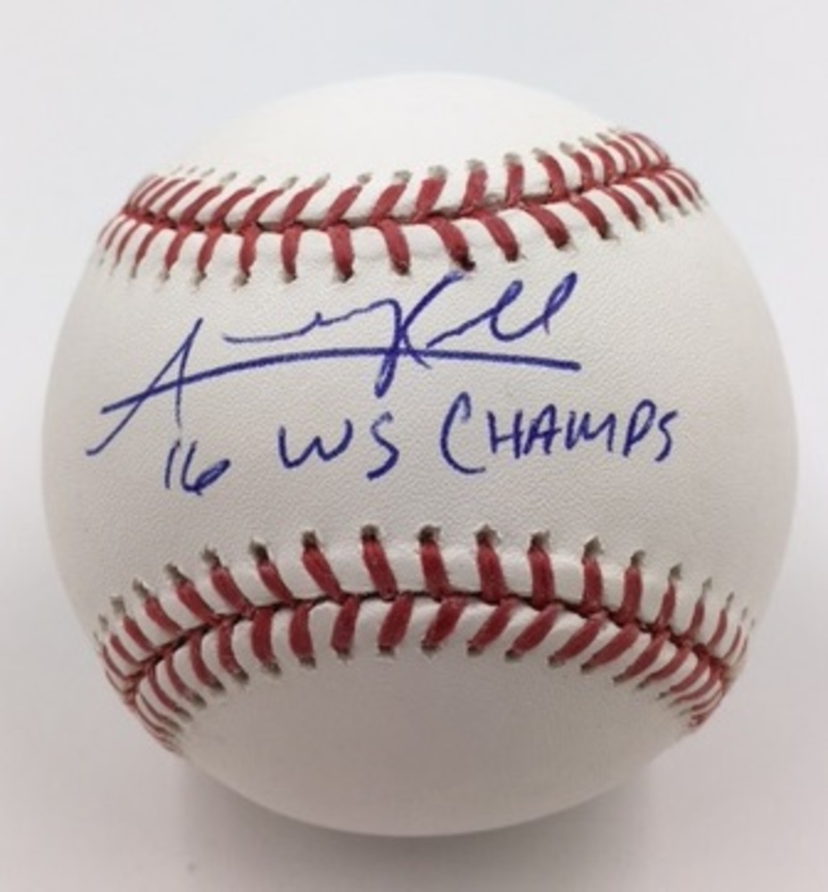Addison Russell "16 WS Champs" Autographed Baseball | MLB Auctions