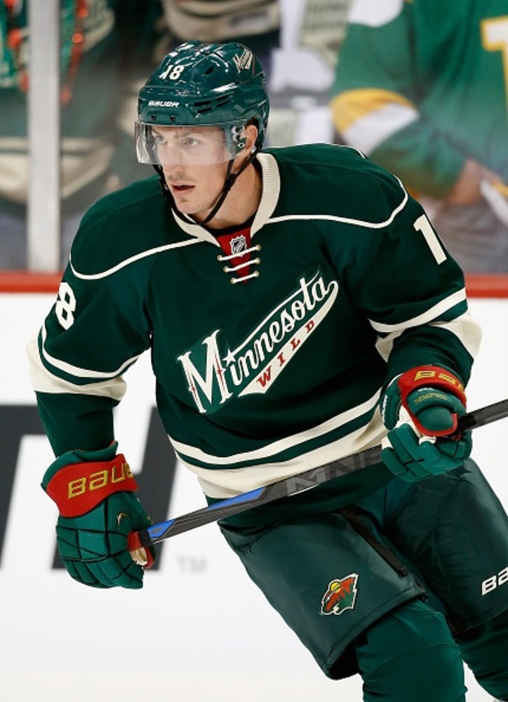 MN Wild #18 Ryan Carter Signed, Green Wild Jersey Off His Back ...