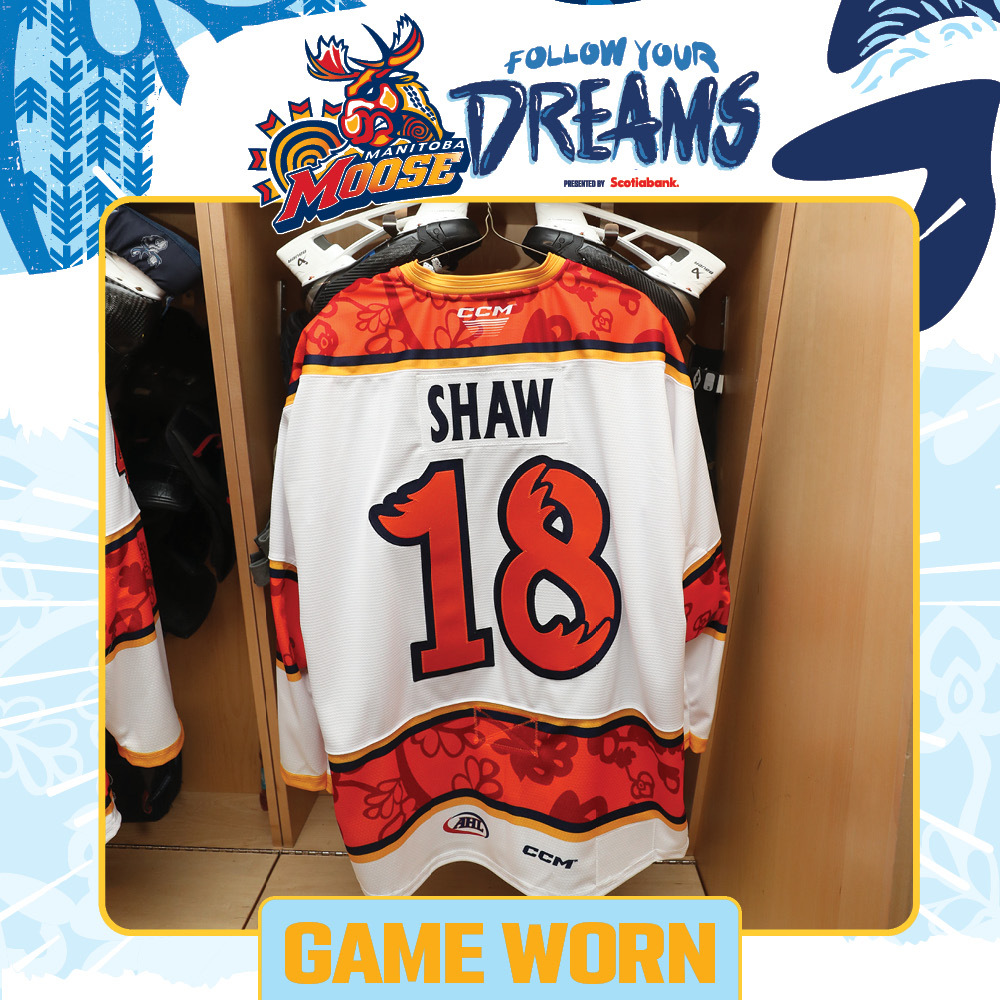 MASON SHAW (A) Game Worn Follow Your Dreams Jersey - NHL Auctions