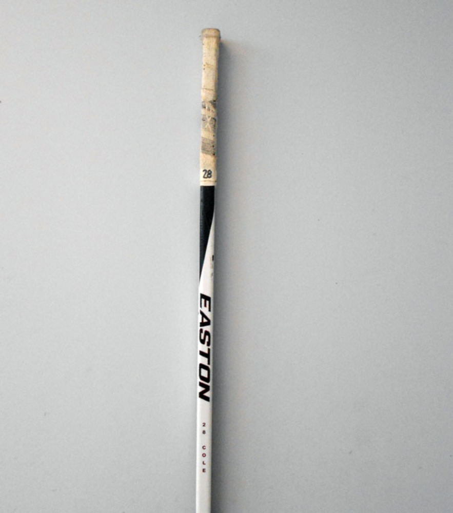 #28 Ian Cole Game Used Stick - Autographed - Pittsburgh Penguins - NHL ...