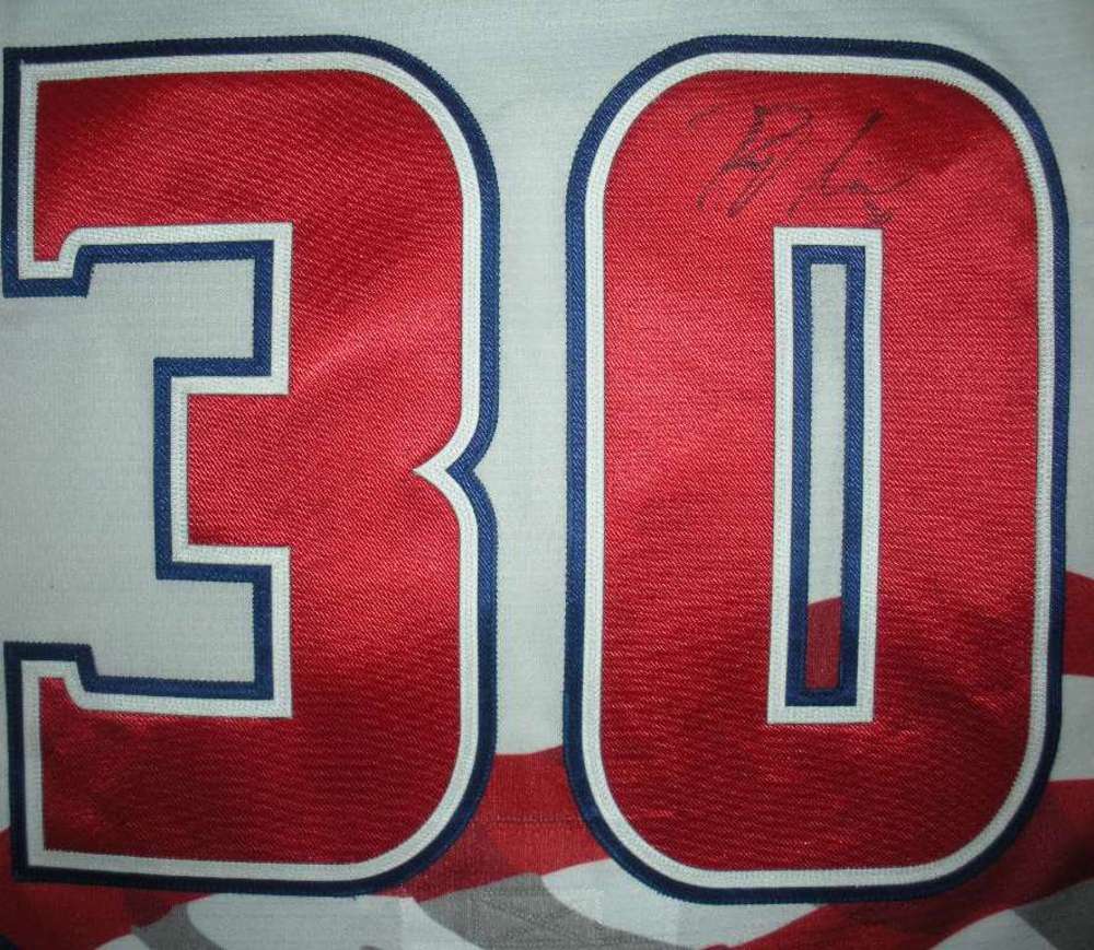 Riley Gill - Golden Goalie - Reading Royals - Autographed Game-Worn ...