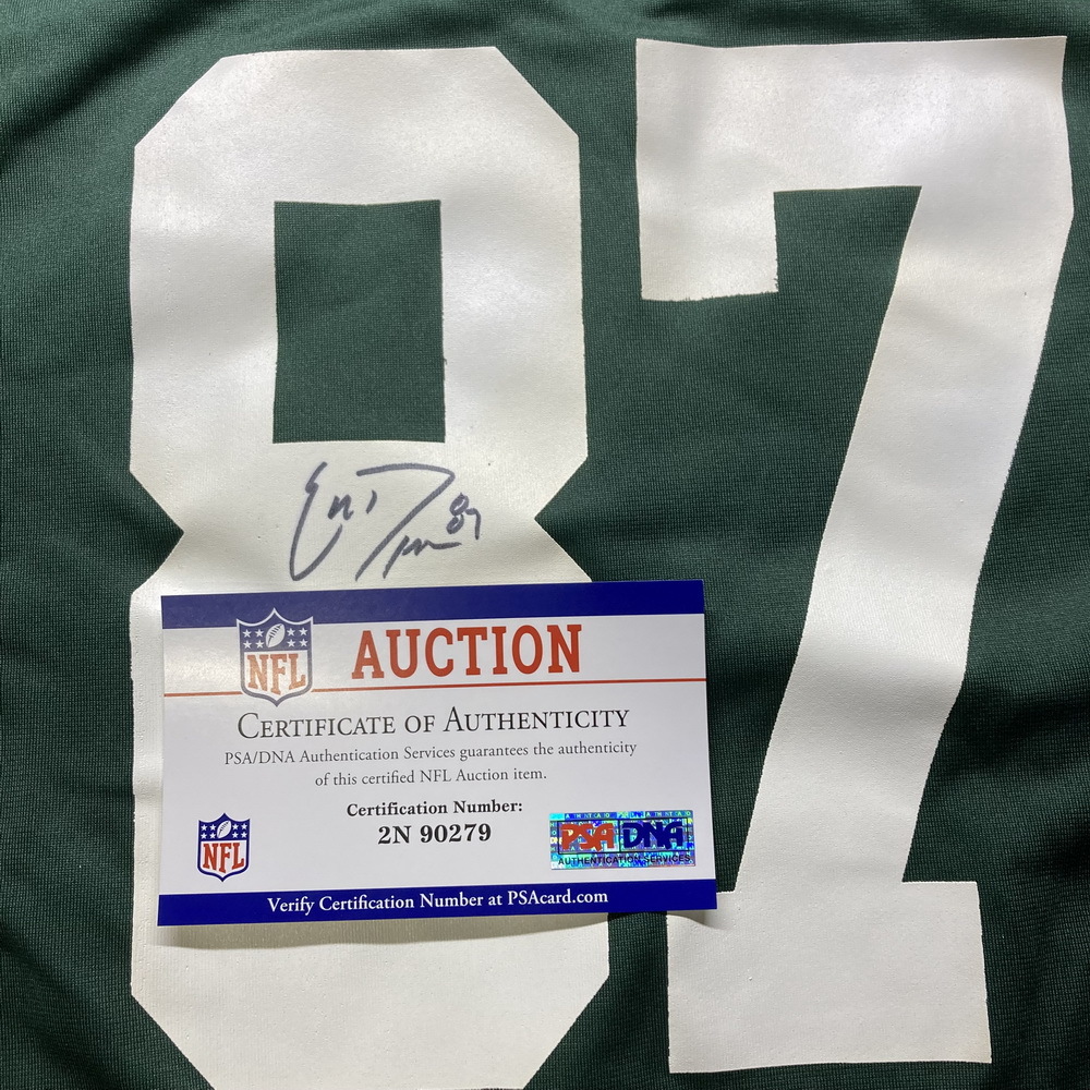 Jets - Eric Decker Signed Replica Jersey Size XL | The official auction ...