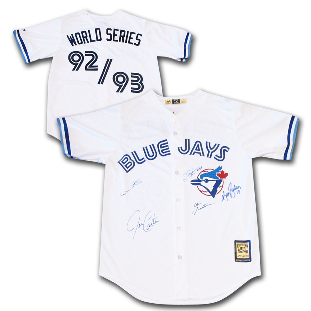 Toronto Blue Jays 1992-93 Word Series Multi-Signed Jersey - NHL Auctions